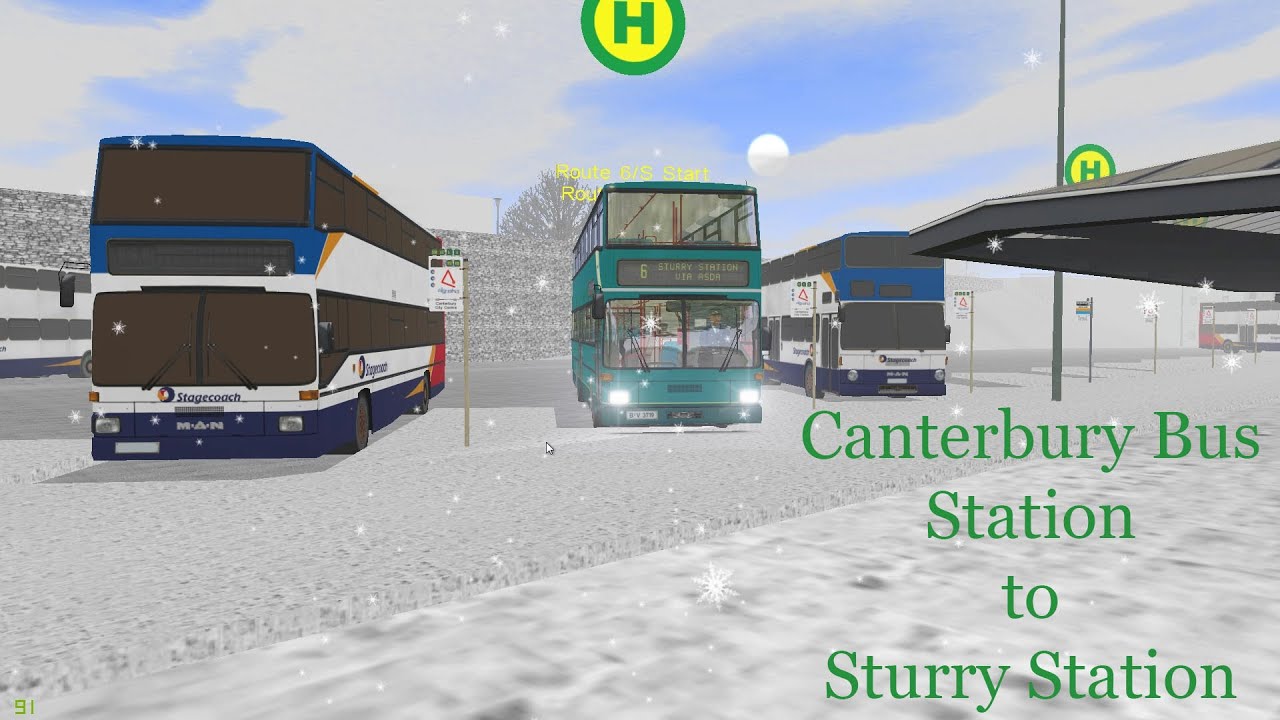 Omsi 2 Canterbury- 4S Canterbury Bus Station to Sturry Station - YouTube