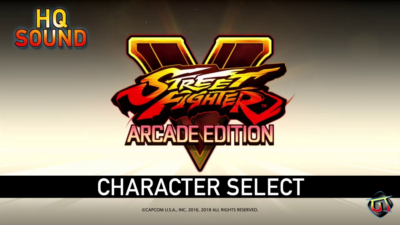 HQ Character Select THEME / Street Fighter Arcade Edition - YouTube