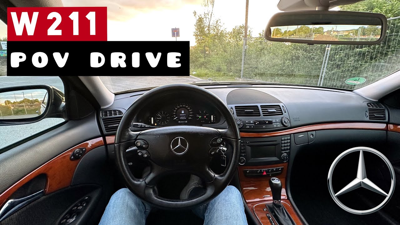 MERCEDES W211 E200 CDI POV DRIVE (GoPro 7 Hero Black) - YouTube