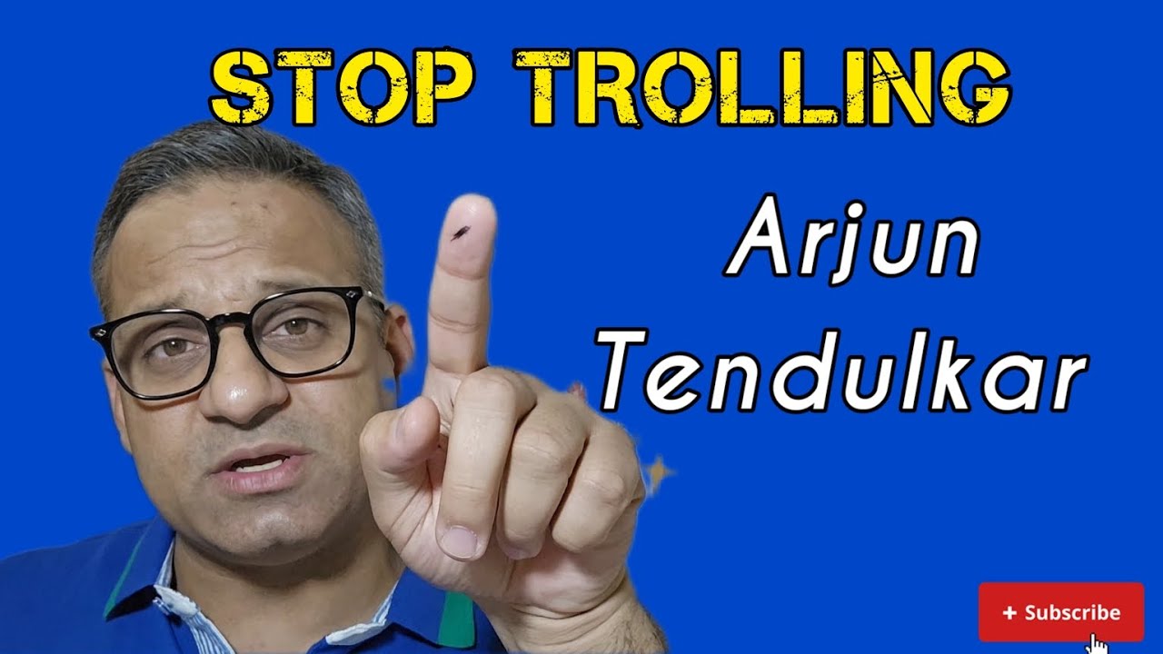 Stop Trolling Arjun Tendulkar! - YouTube