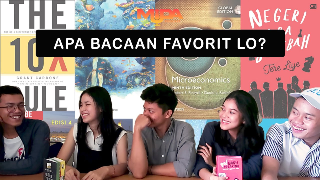 MUDA Podcast | Apa Bacaan Favorit Lo? - YouTube