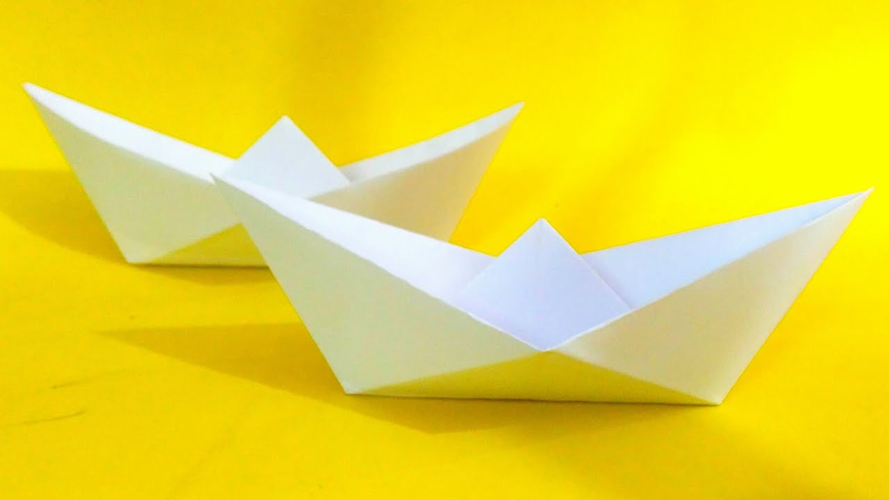 How to Make a Paper Boat | Paper Boat Origami | Easy step by step Boat ...
