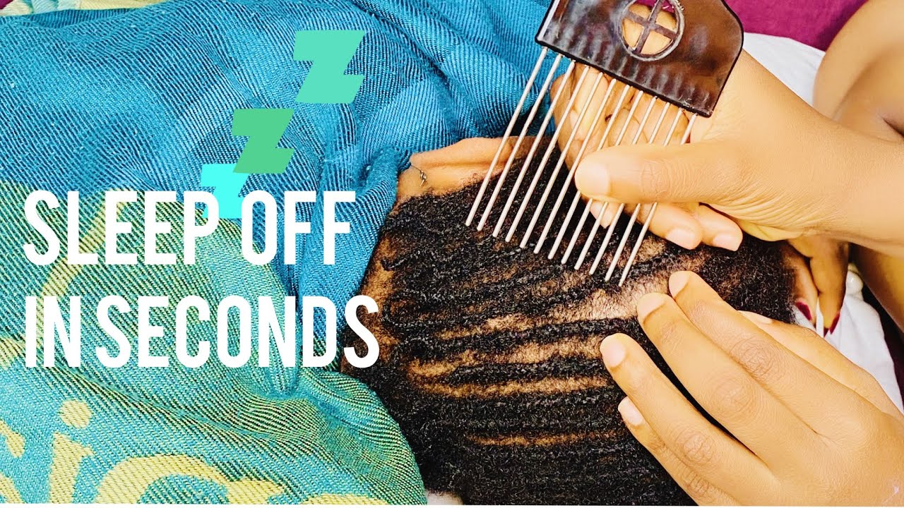 ASMR SUPER ATTENTIVE SCALP SCRATCH WITH COMB || ASMR SLEEP THERAPY ...