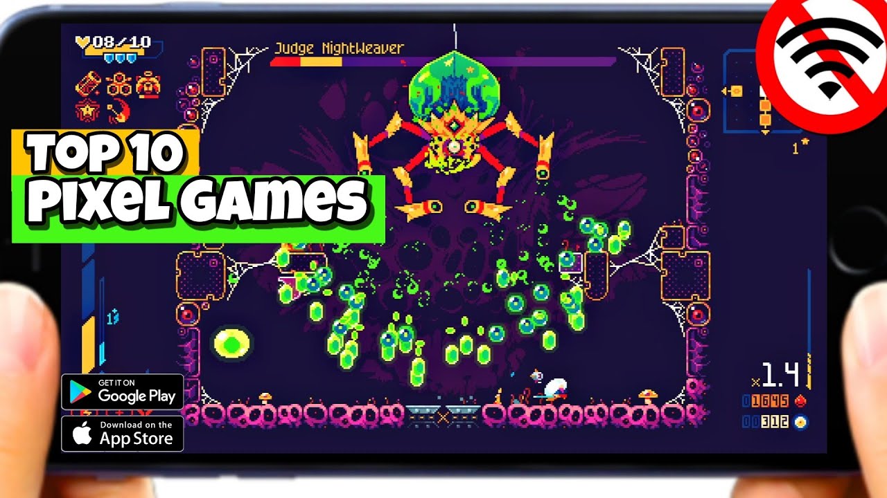 TOP 10 HIGH GRAPHICS PIXEL Mobile Games for Android 2023(Offline) - YouTube