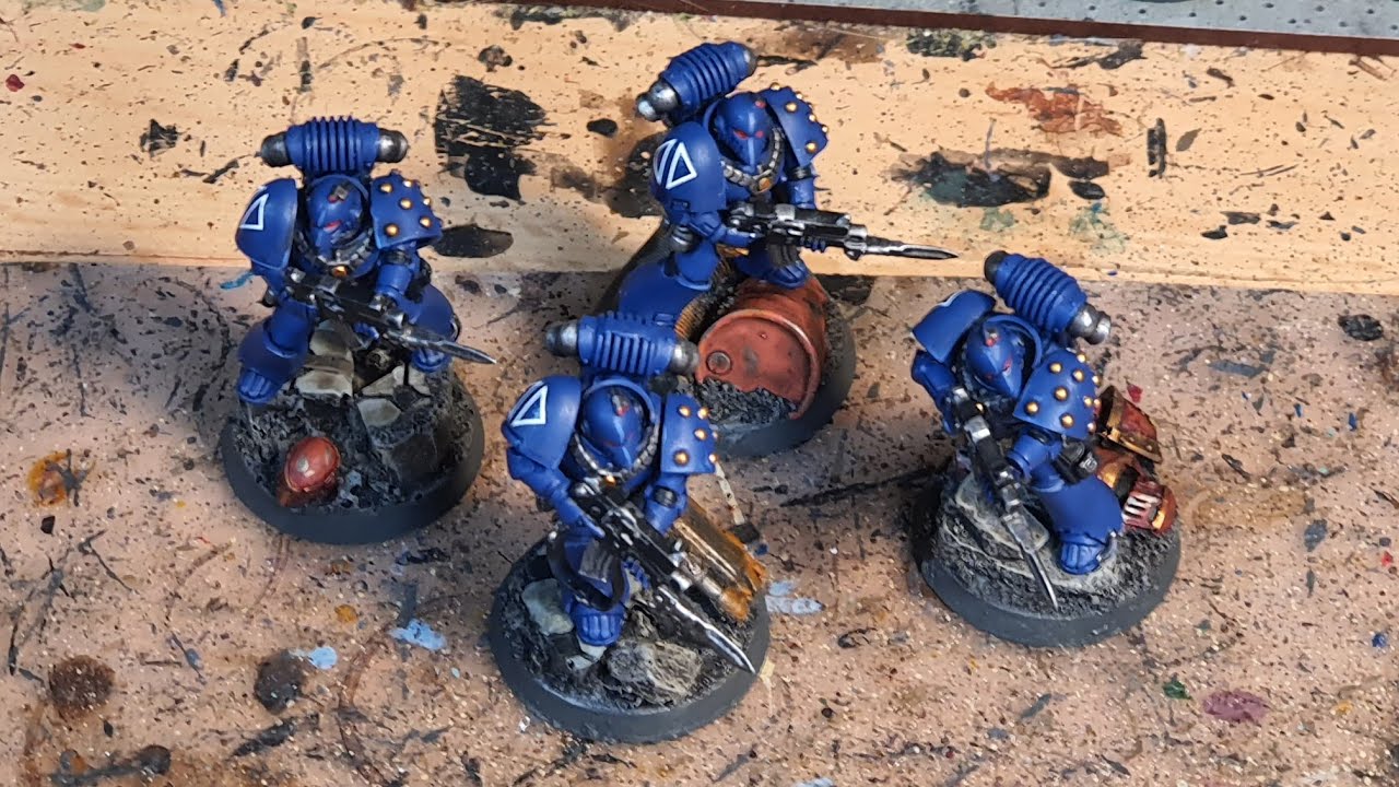 How to Paint MkVI Power Armour - Warhammer Horus Heresy Ultramarines ...