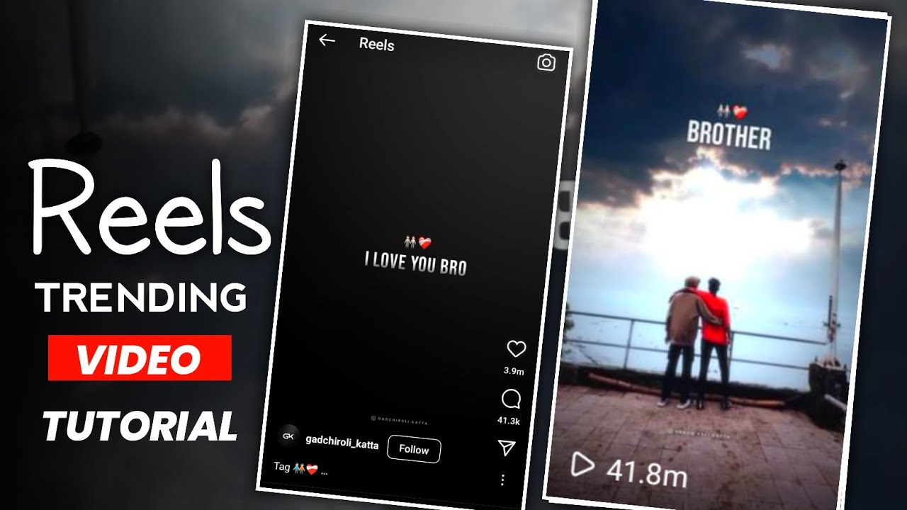 bro i love you bro reels viral video editing | Instagram Trending Bro I ...