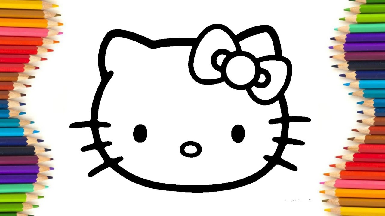 🎀😻How to draw Hello Kitty Cute Face😻🎀 | step by step drawing for kids ...
