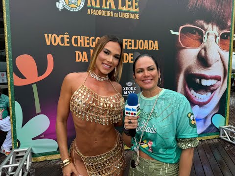 Patrícia Parada estreia como musa da Mocidade realizando sonho de infância no carnaval 2026