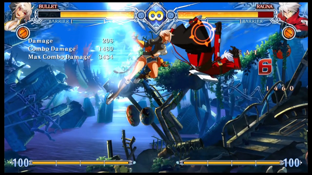 BBCF2 Bullet - Midscreen - Basic 6B launcher combo - YouTube