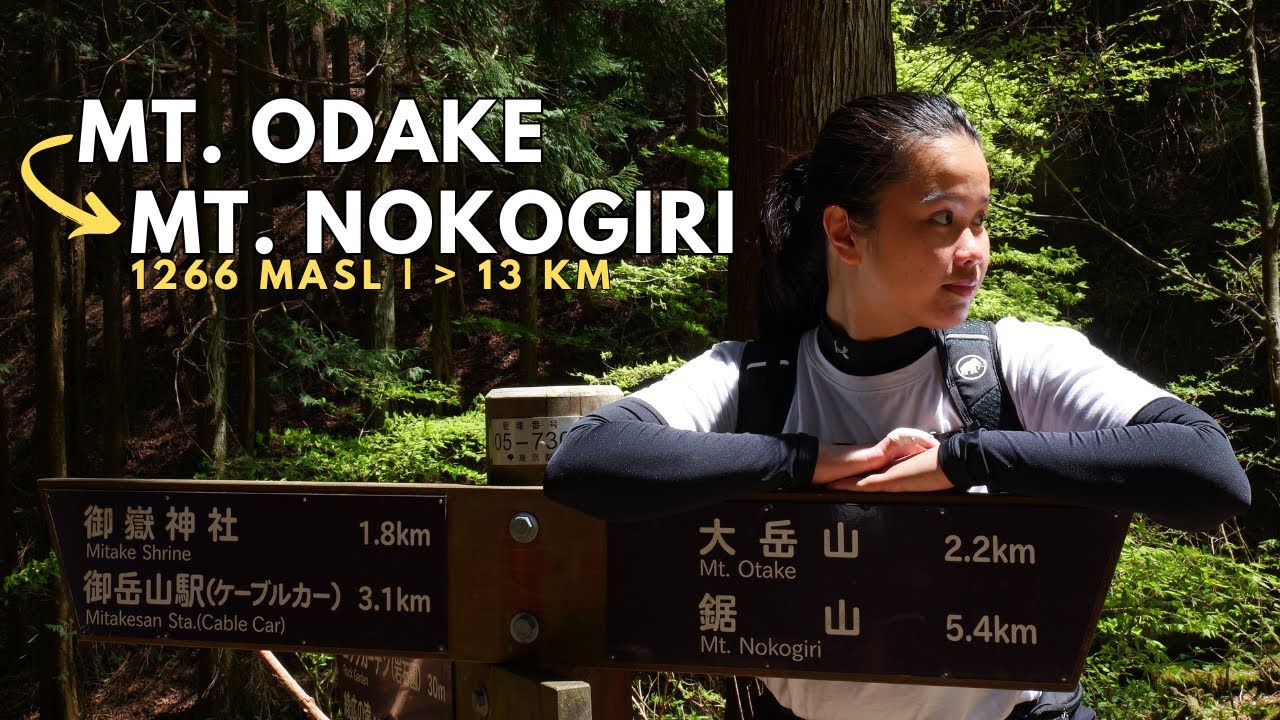 Hiking in Tokyo: Mt. Odake | 大岳山 - YouTube