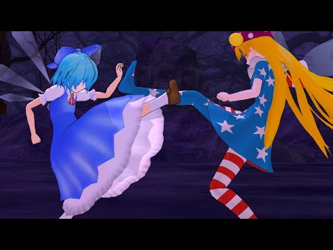 cirno & clownpiece goes pootis mode