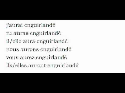 フランス語を学ぶ = 共役 = Enguirlander - YouTube