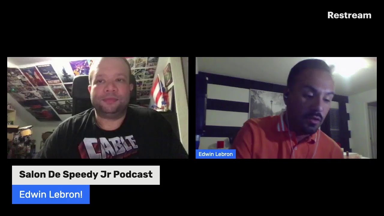 Edwin Lebron Interview - Salon De Speedy Jr Podcast - YouTube