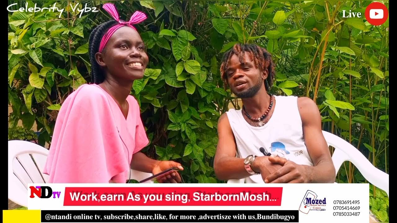 Starbon Mosh, talented artist ,Fatuma video shoot this month,"work as you sing" abasekerede ...