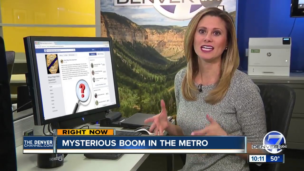 Mystery booms are being heard in Wheat Ridge and police have no idea ...