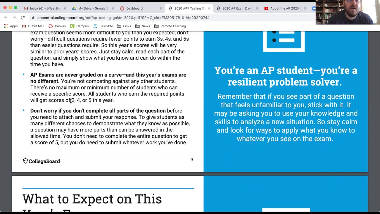 5/6: AP Exam Demo and Checklist - YouTube