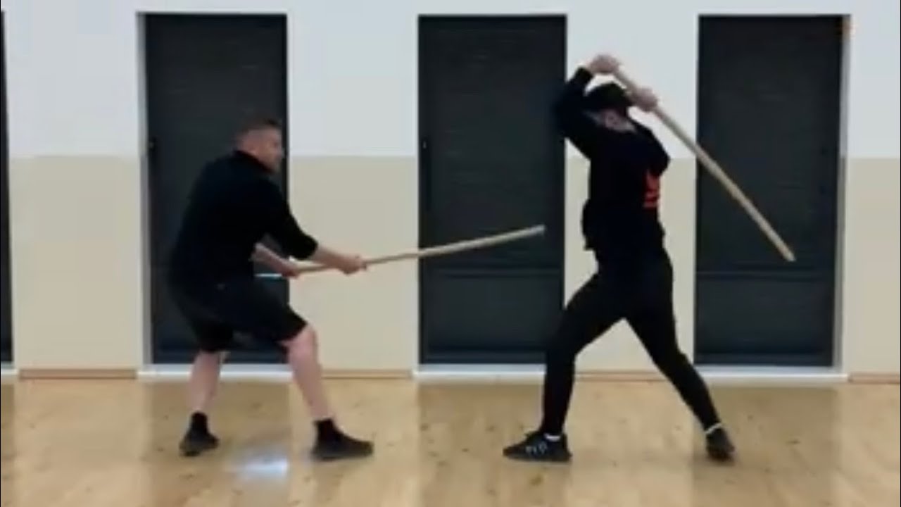 Samurai Sword Fighting ⛩️Techniques for striking from the crossed hands ...