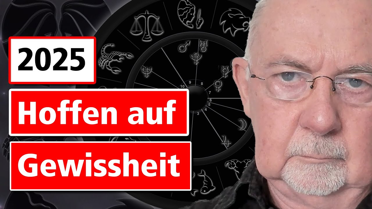 2025: der Astrologe Peter-Johannes Hensel mit einem Neujahrs-Gruß ...