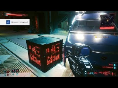 Cyberpunk 2077 matrix boxes - YouTube