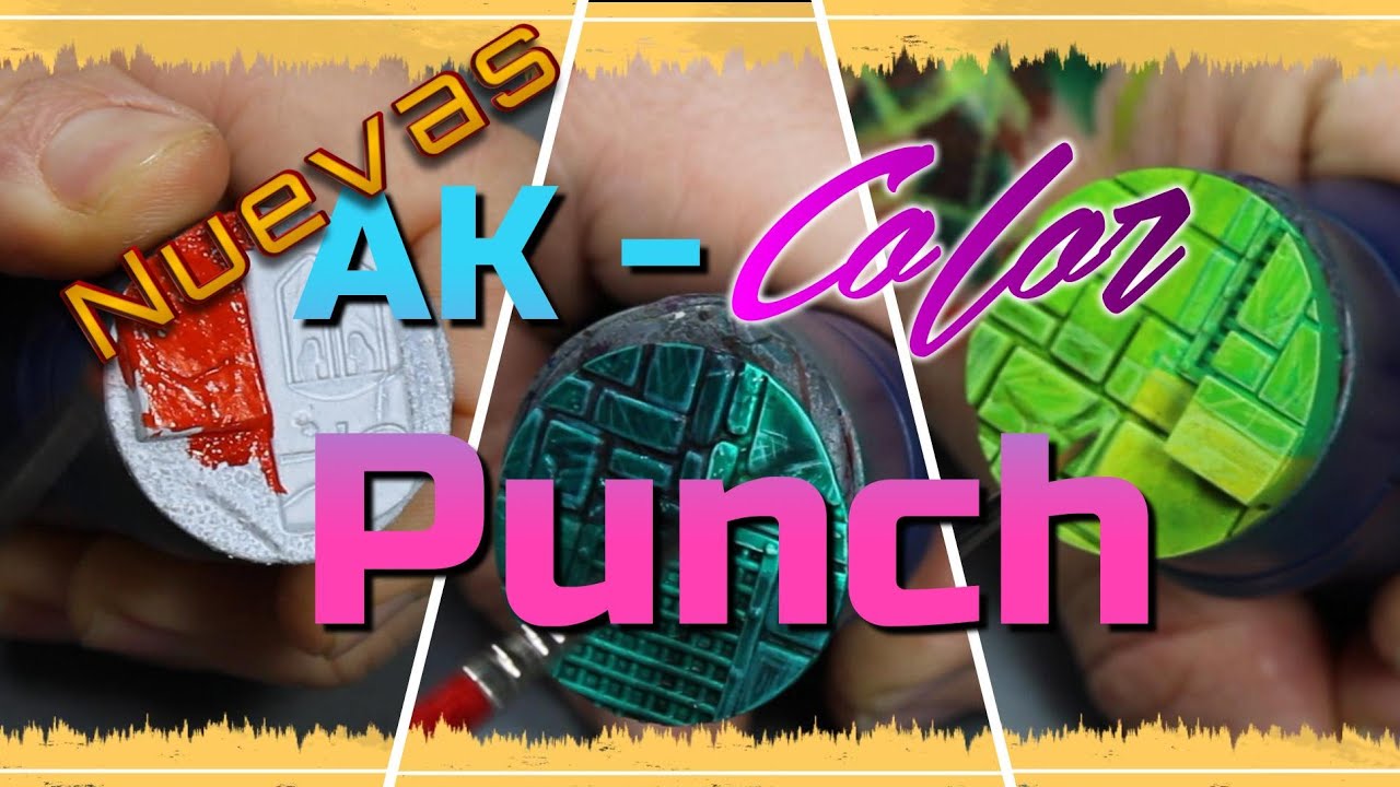 Probamos toda la Nueva Gama de Ak Color Punch!!!! - YouTube