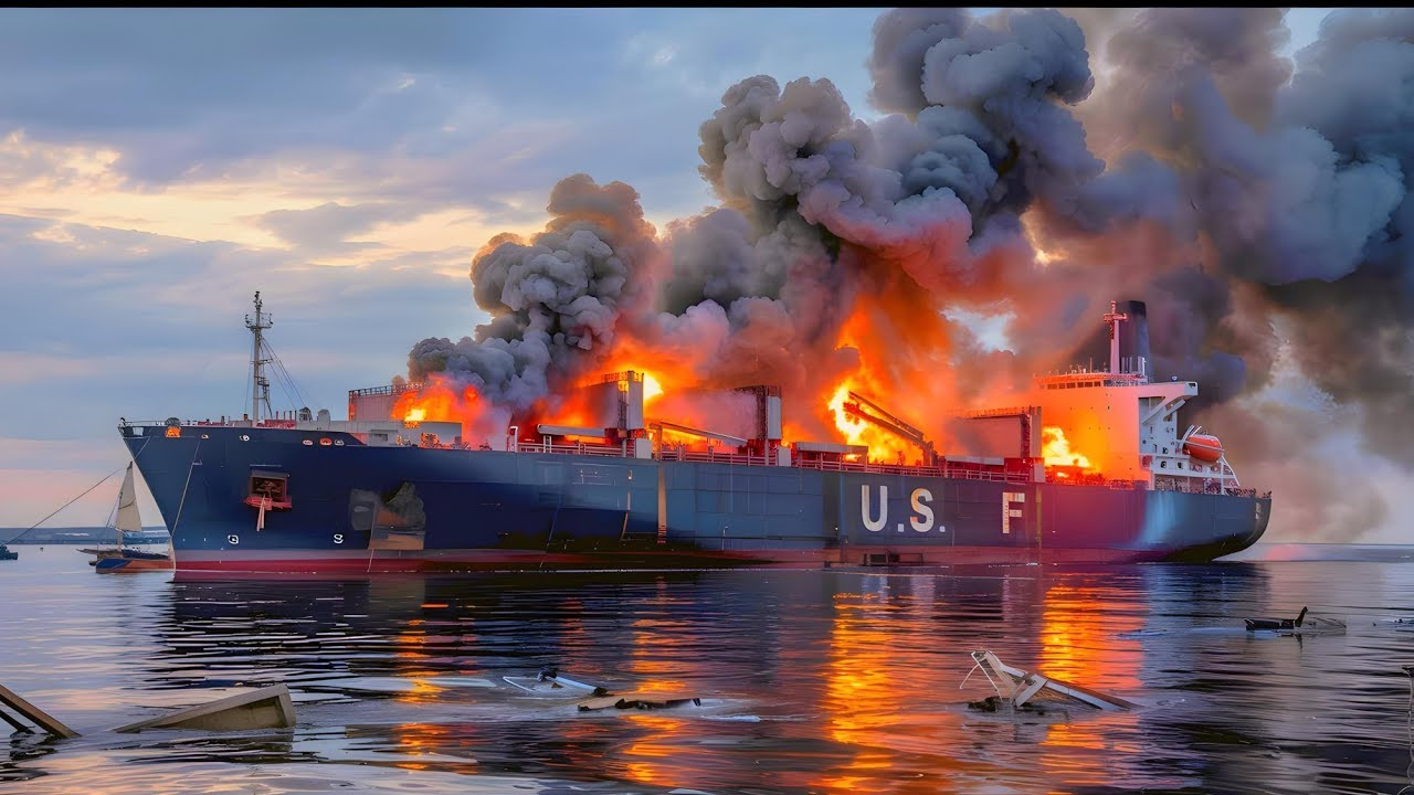Today, 2 US cargo ships carrying 3,000 tons of ammunition were ...