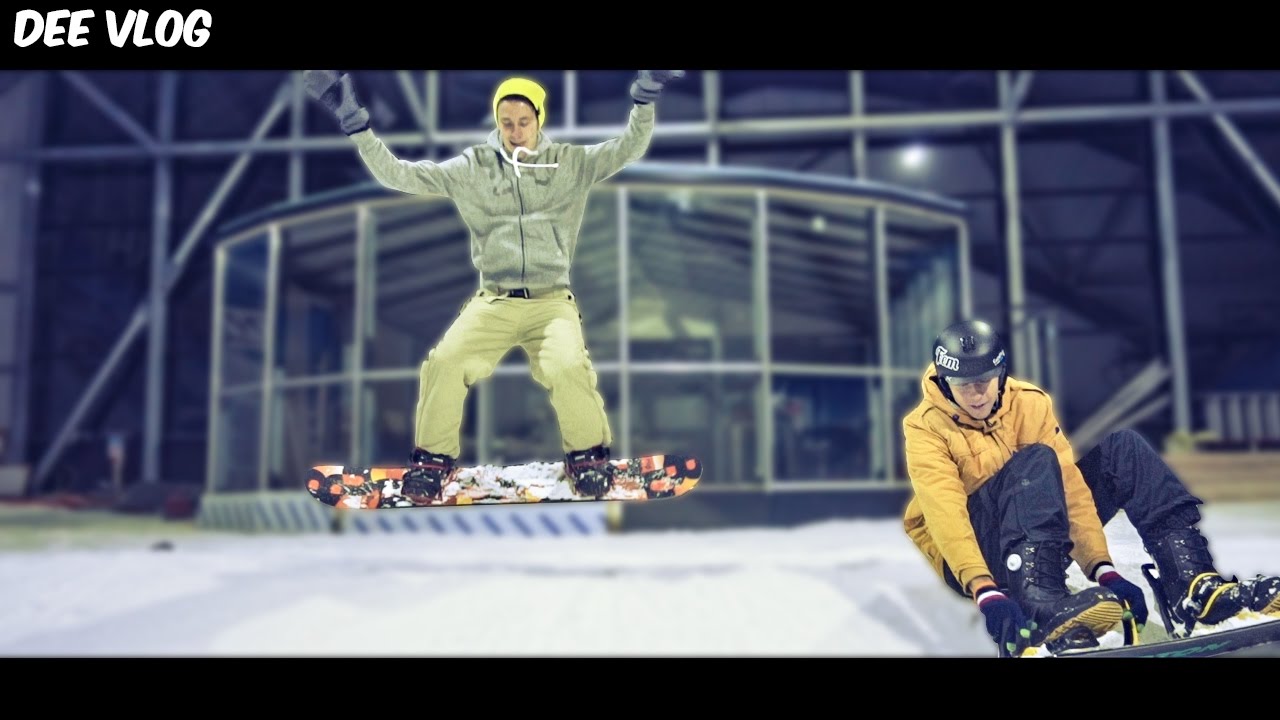 VETTE SNOWBOARD STUNTS! - DEE VLOG - YouTube