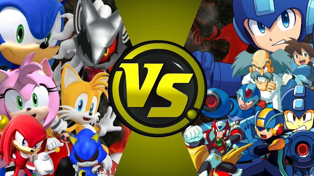 SONIC vs MEGA MAN HYPER WAR! (Mega Man vs Sonic the Hedgehog) | Cartoon ...