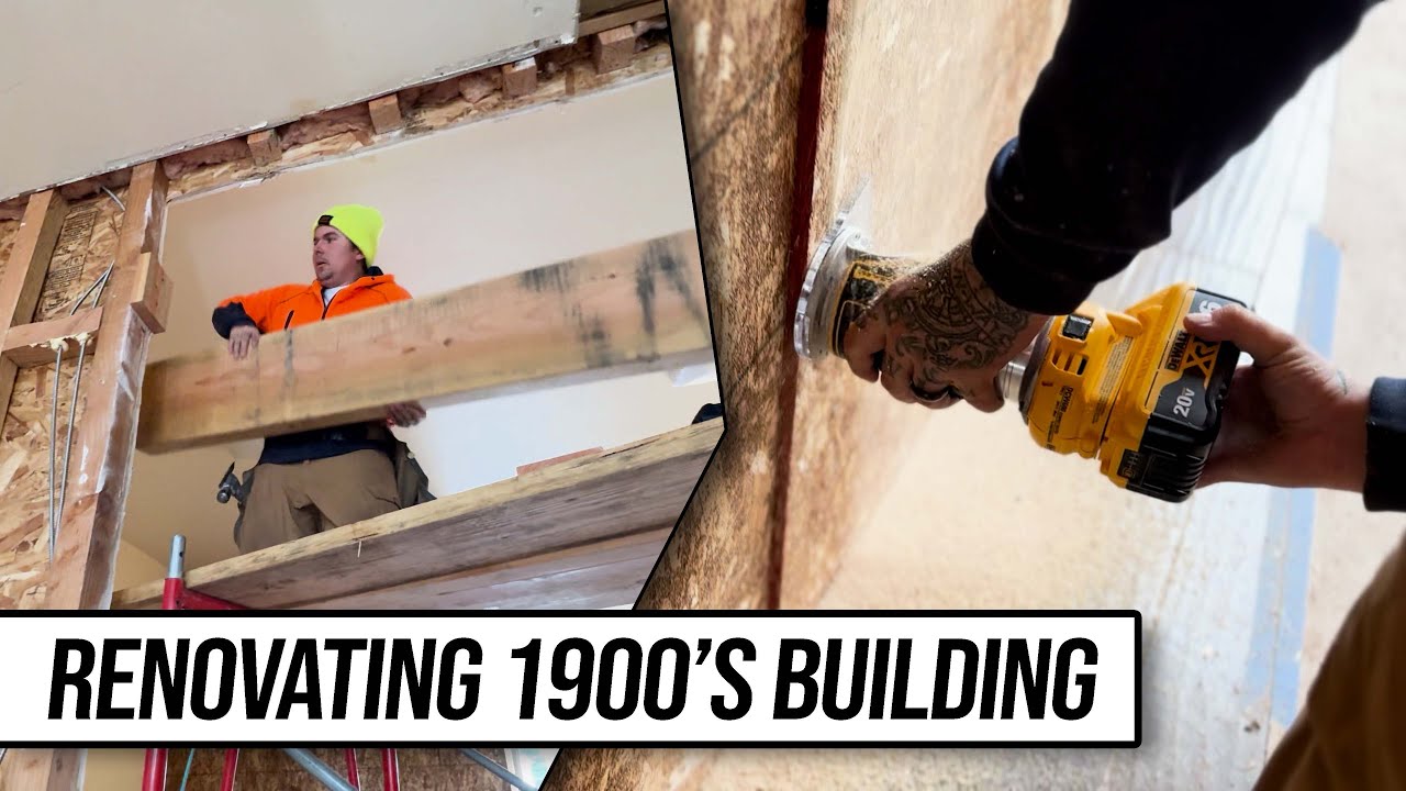 Renovating 1900's Building | Demo Crew Removed A Structural Wall ...