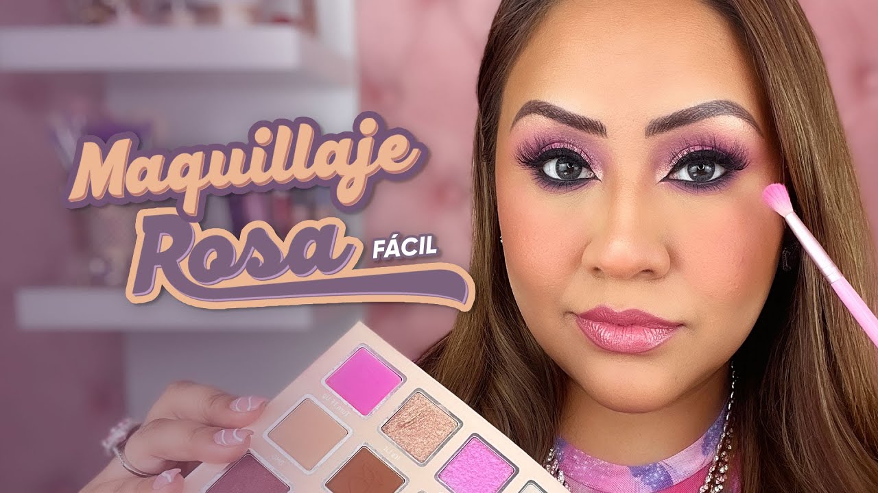 Tutorial de Maquillaje Rosa fácil | Astrid Cerna - YouTube