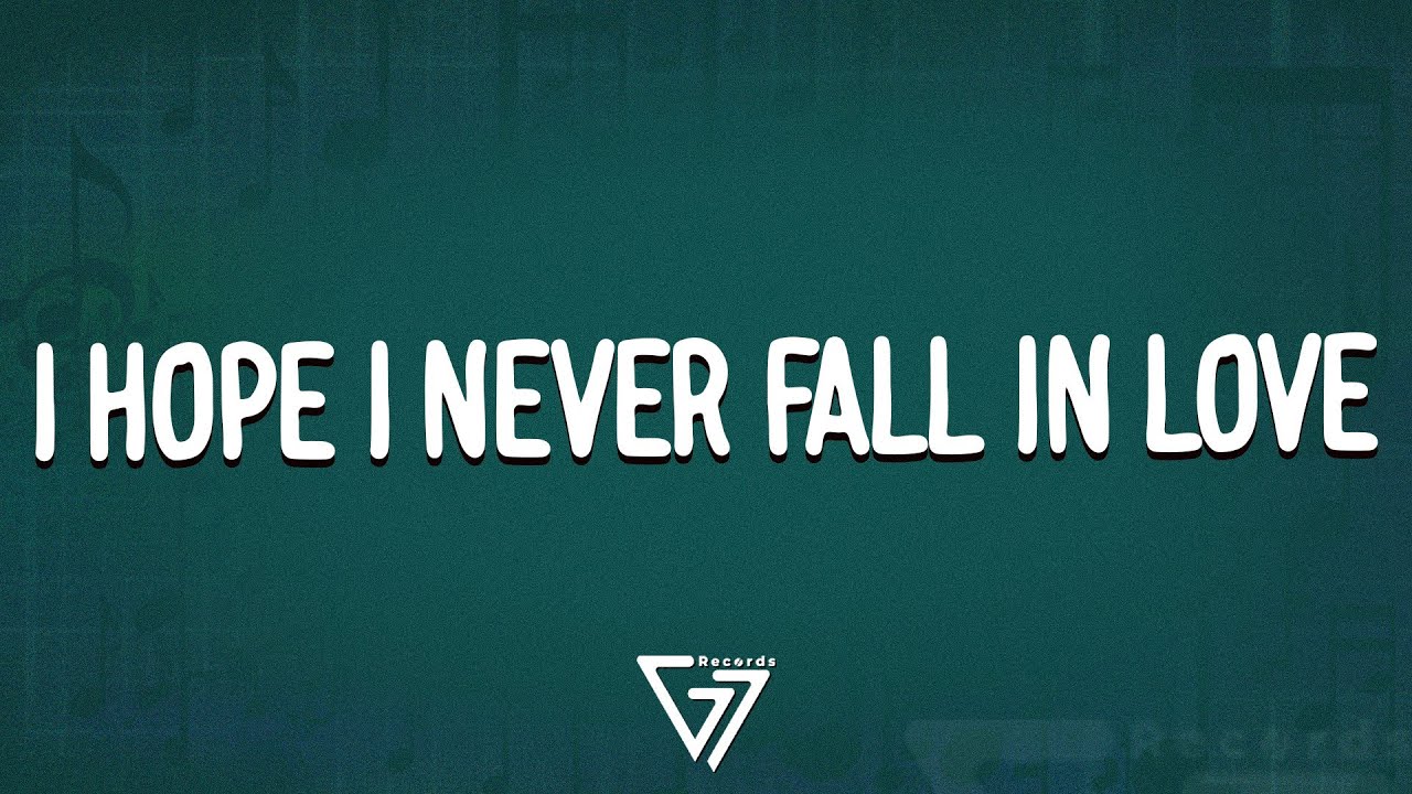 Maren Morris - i hope i never fall in love (Lyrics) - YouTube