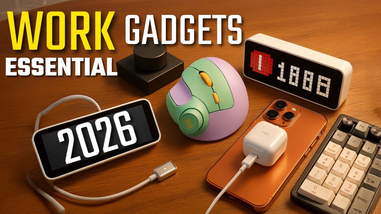 BEST Gadgets For Work Under $50 - YouTube