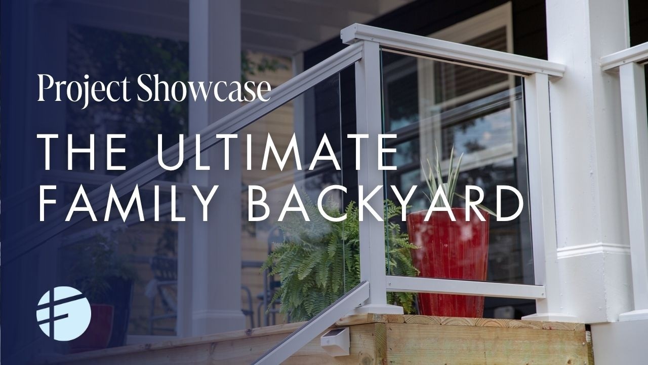 Chip Wade and the Ultimate Family Backyard - DesignRail® with Glass ...