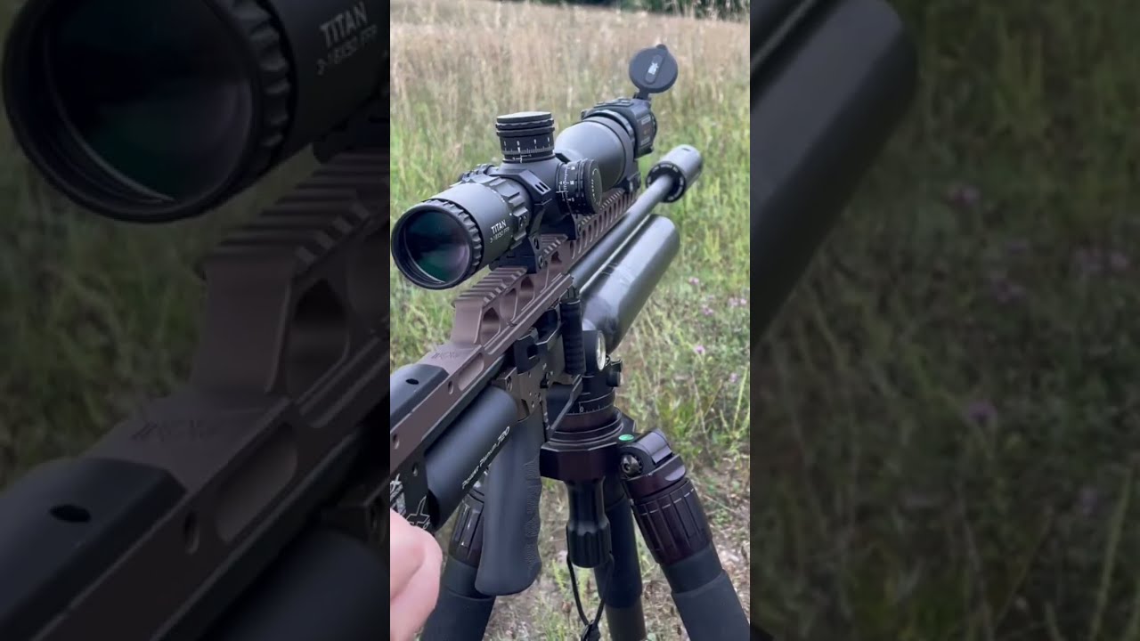 FX Airguns Impact M3 .35 cal + AGM TC35-384 Rattler Thermal - YouTube