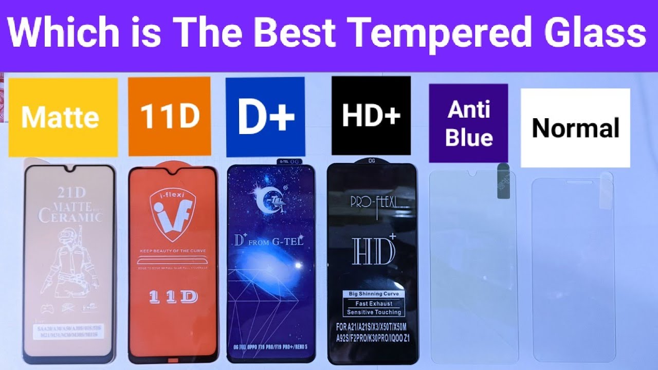 All Type Tempered Glass Experiment || Testing Strong or Weak || Which ...