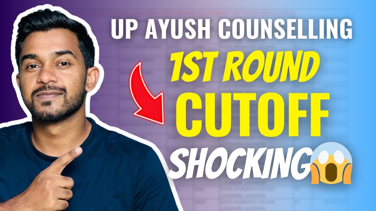 Round 1 cutoff | UP Ayush counselling | Chalk Talk - YouTube