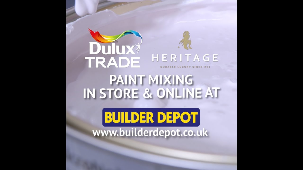 Dulux Paint Mixing at Builder Depot - YouTube