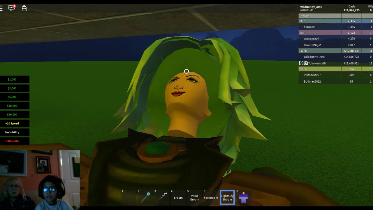 Roblox - wizard tycoon two player - YouTube