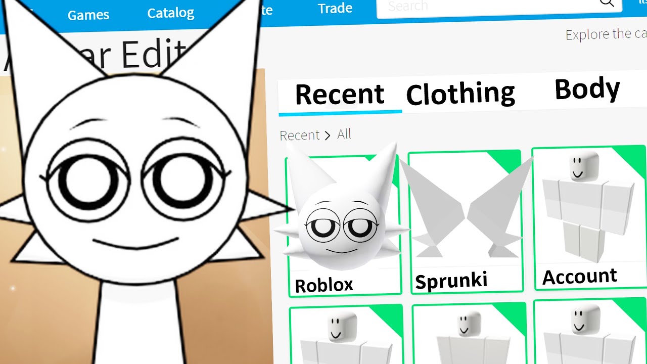 MAKING SPRUNKI WENDA a ROBLOX ACCOUNT - YouTube