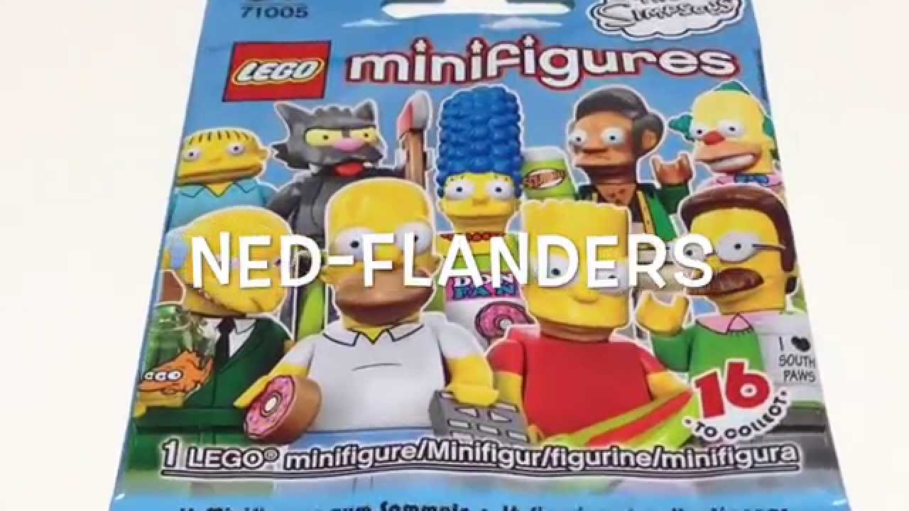 【LEGO minifigure The Simpsons】 Ned-Flanders レゴ ミニフィギュア シンプソンズ - YouTube
