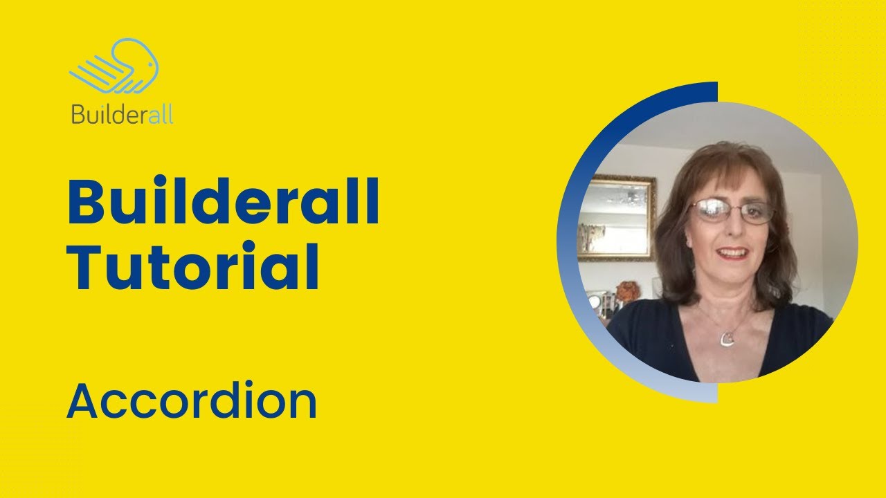 Builderall Tutorial Accordion Builderall Training - YouTube