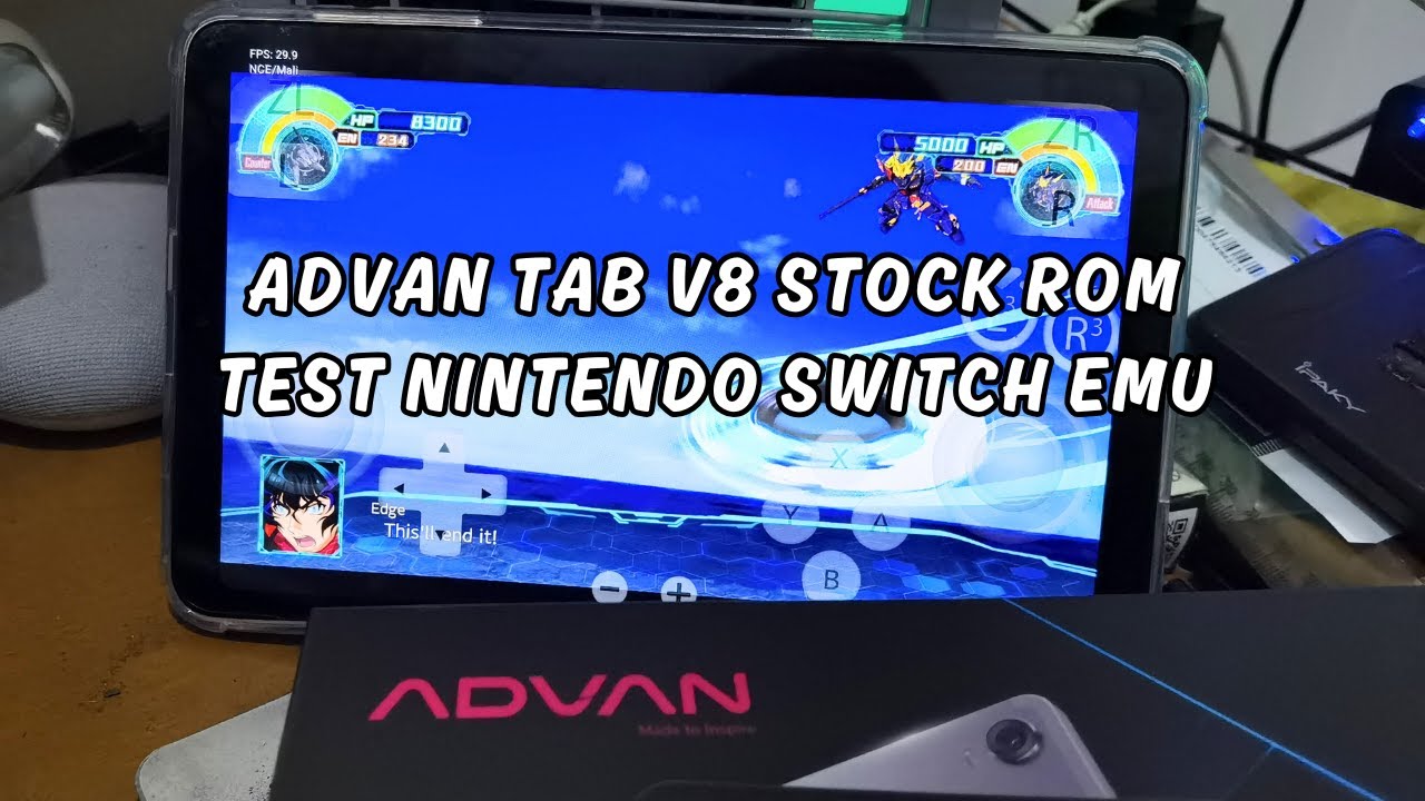 Advan Tab V8 Stock Rom Test Emulator Suyu Nintendo Switch - YouTube