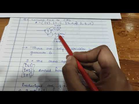PDA to CFG conversion | Theory of computation | TOC | Automata Theory ...
