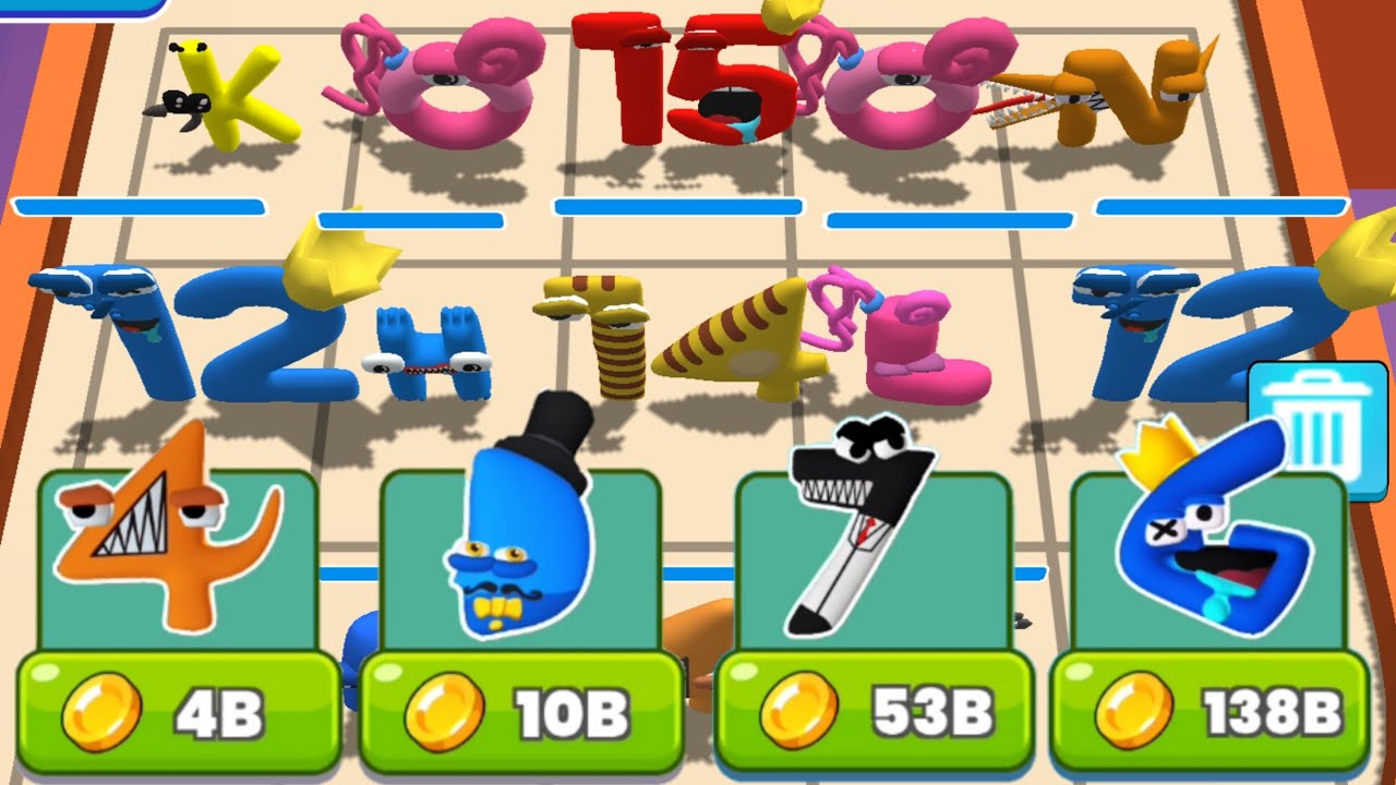 Merg Alphabet Number Game Part 13 | Alphabet Lore vs Number Lore ABC ...