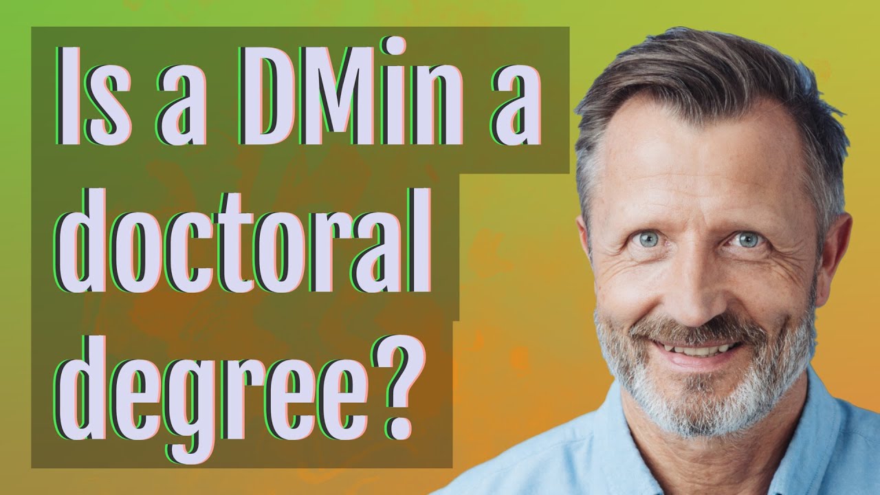 Is a DMin a doctoral degree? - YouTube
