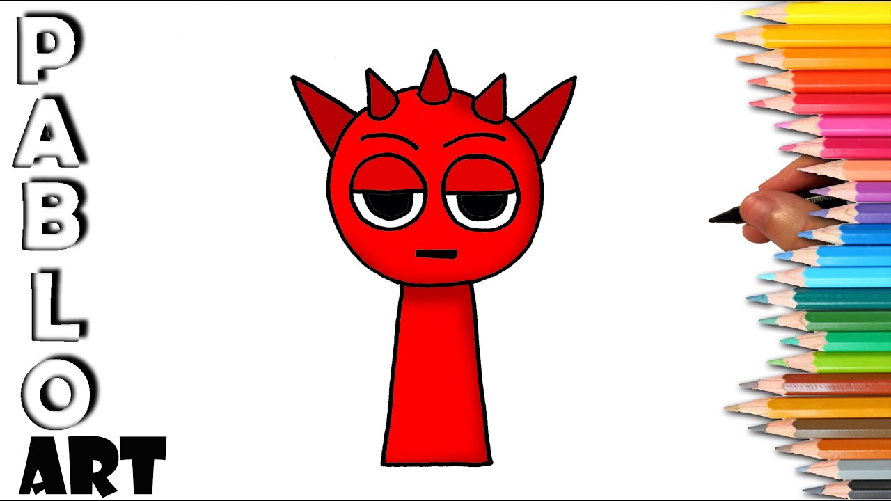 How to draw Raddy from Incredibox Sprunki | Learn to Draw step by step ...