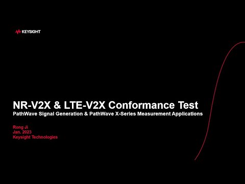 NR V2X and LTE V2X Introduction and RF Test Demo Video - YouTube