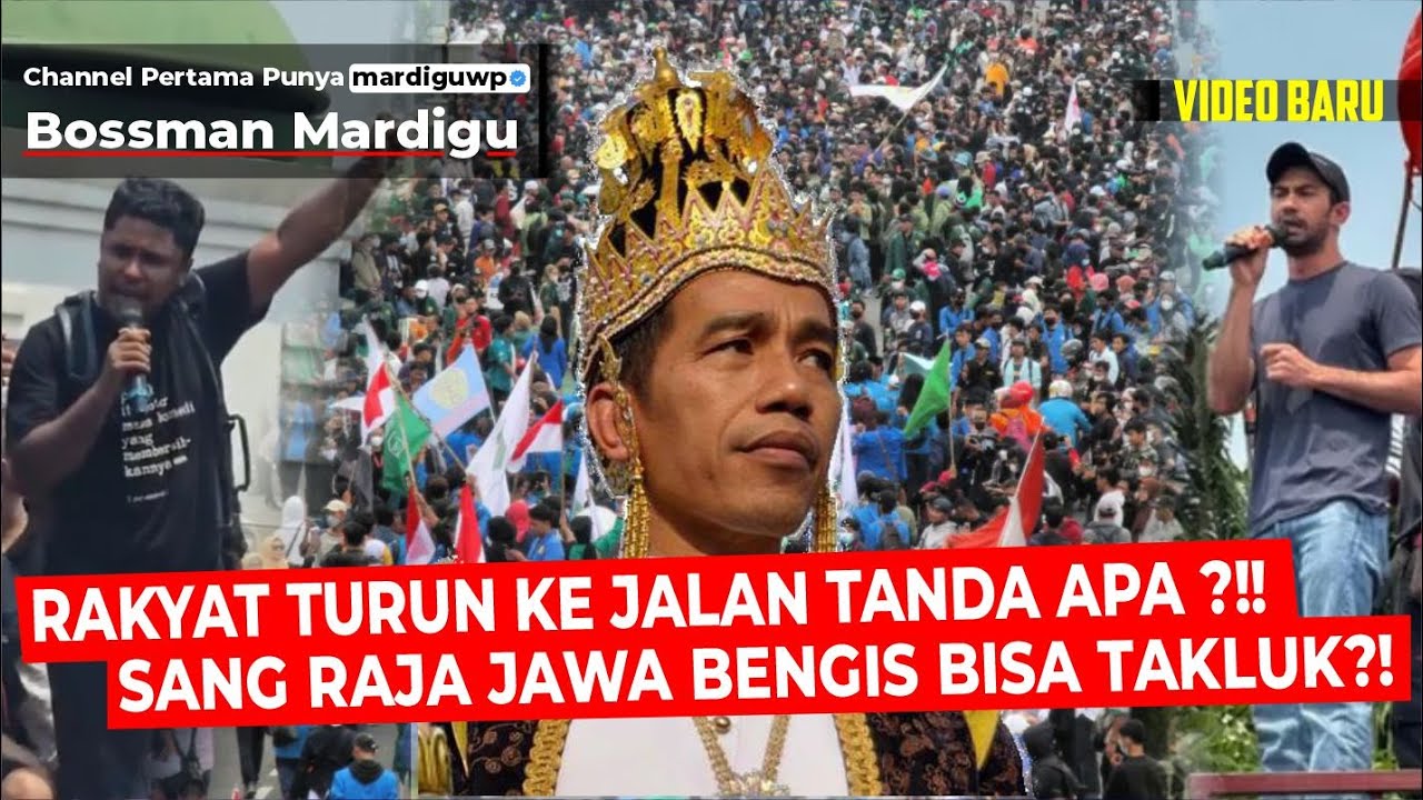 JOKOWI RAJA JAWA YANG BENGIS KATA BAHLIL ?!! GERAKAN RAKYAT GULINGKAN ...