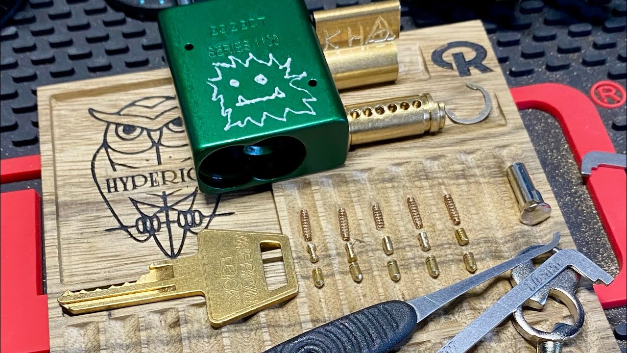 (16) Stinky Inky's "LIttle Green Monster" Challenge Lock!! - YouTube