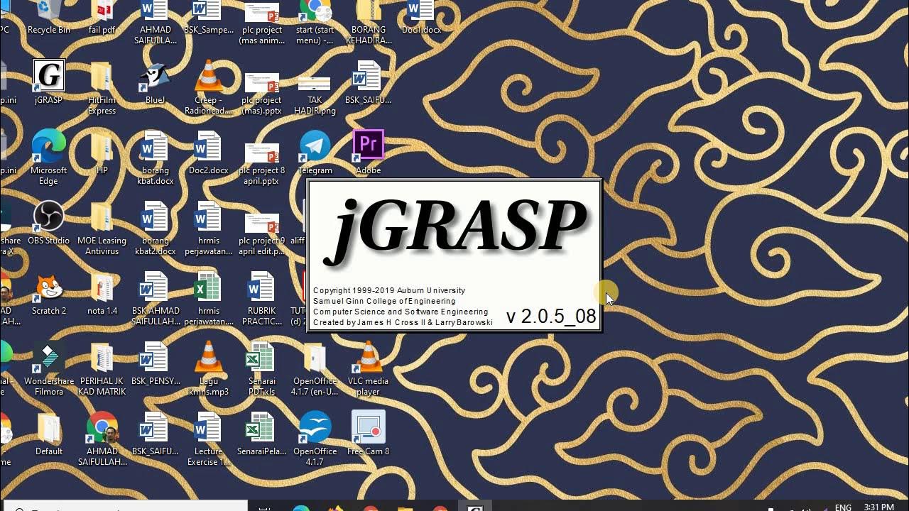 1 OPEN AND START NEW WORKSPACE USING JGRASP - YouTube
