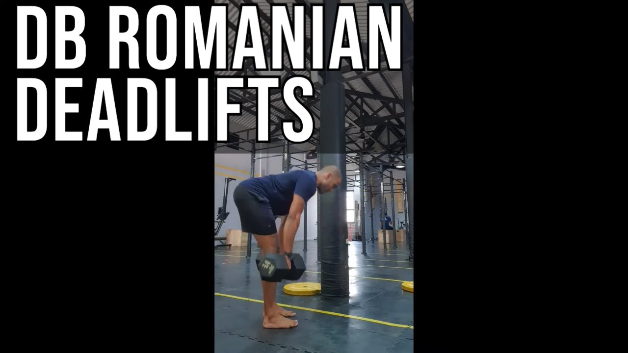 DB Romanian Deadlift - YouTube